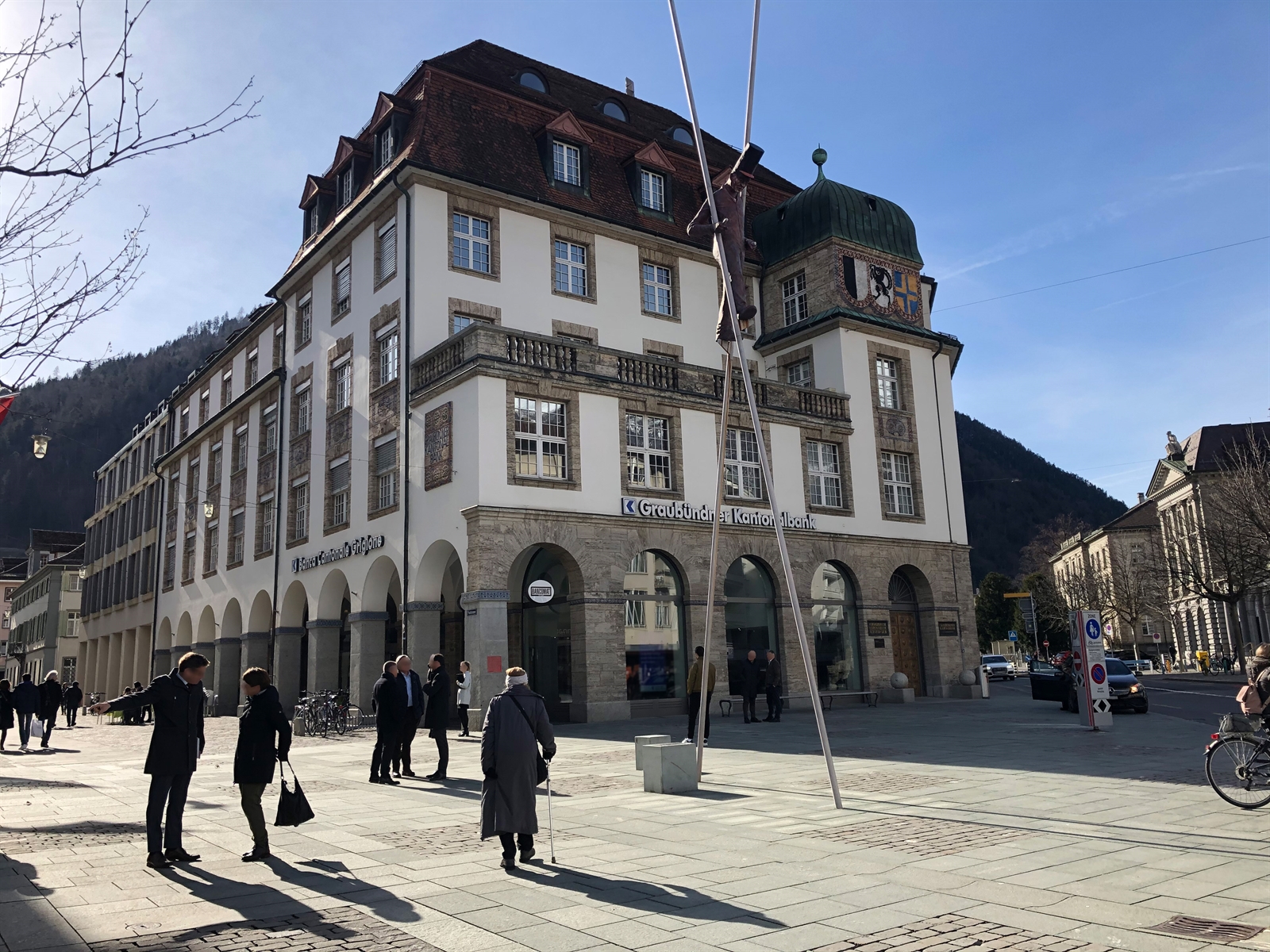 Chur: Raubüberfall auf Bank