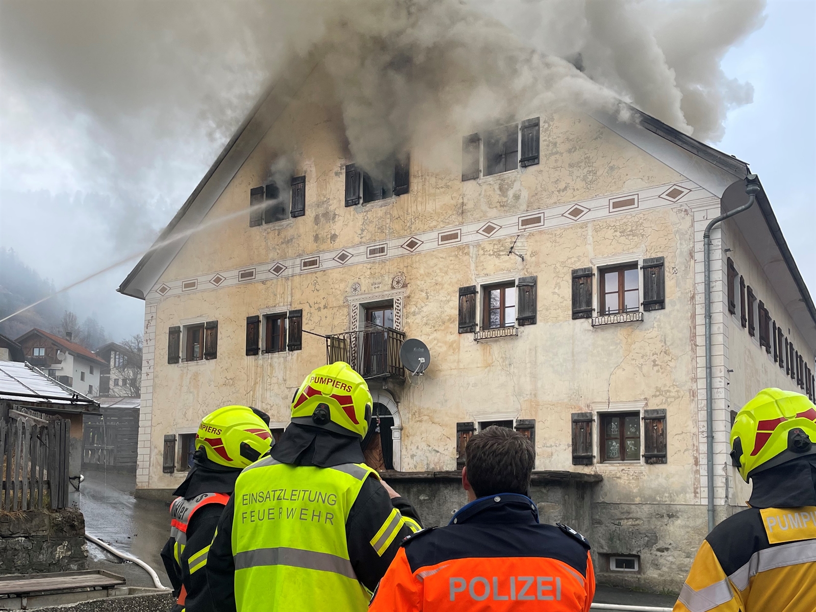 Strada: Brand auf Bauernhof