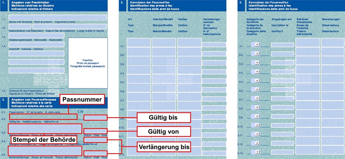 Europäischer Feuerwaffenpass